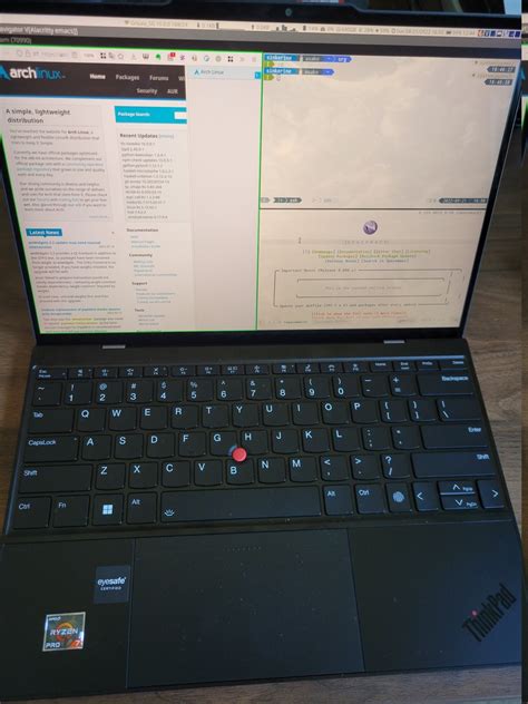 My Arch Linux Setup On Thinkpad Z13 Gen 1 15cm の窓から