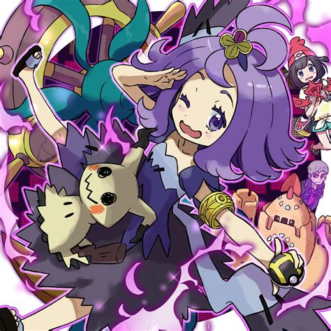Selene Rotom Mimikyu Acerola Rotom Dex And 3 More Pokemon And 2
