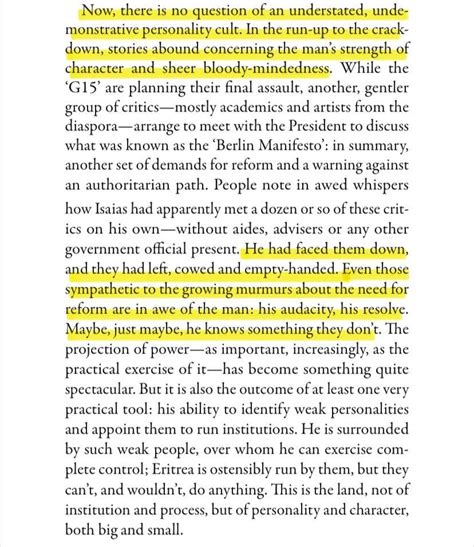 Eritrea And Personality Politics Reritrea