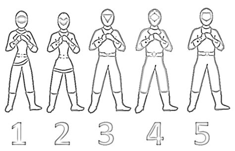 Power Rangers Overdrive Coloring Pages