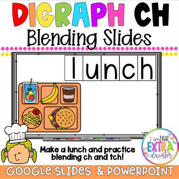 Digraph CH & TCH Blending Slides | Science of Reading | Decoding