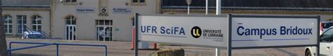 Ufr Sciences Fondamentales Et Appliquées Ufr Scifa Université De Lorraine Sur Linkedin