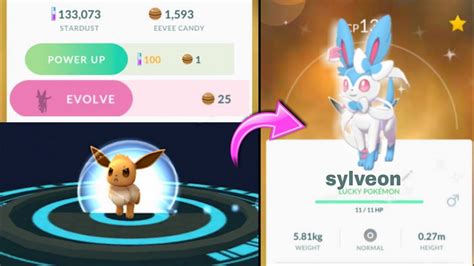 Finally Evolve Eevee Into Sylveon Sylveon Pokemon Go Youtube