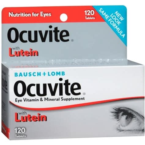 Bausch And Lomb Ocuvite Tablets 120 Tablets Pack Of 3