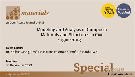 PDF Call For Papers Modeling And Analysis Of Composite Materials And Structures In Civil