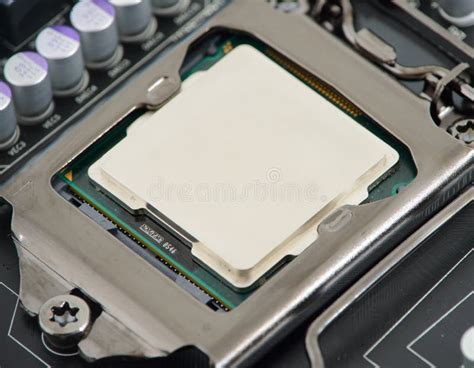 Computer Processor Stock Image Image Of Intel Unit