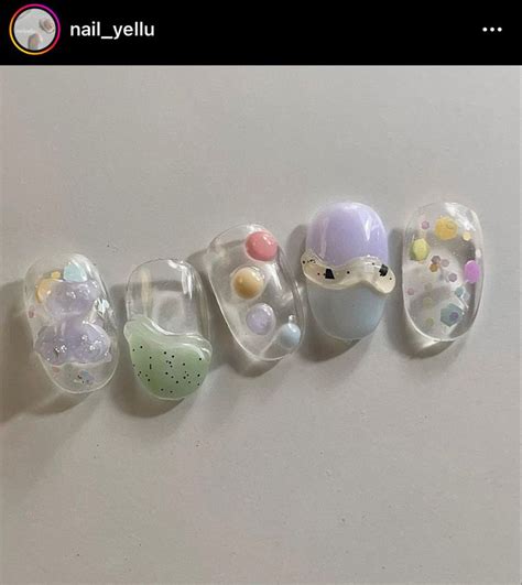 연보라 네일 네일 아트 트렌드 네일아트 매니큐어 디자인