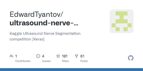 GitHub EdwardTyantov Ultrasound Nerve Segmentation Kaggle Ultrasound Nerve Segmentation