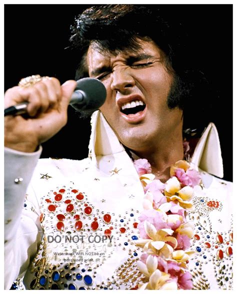 Elvis Presley Aloha From Hawaii 1973 Concert Photo Print Etsy