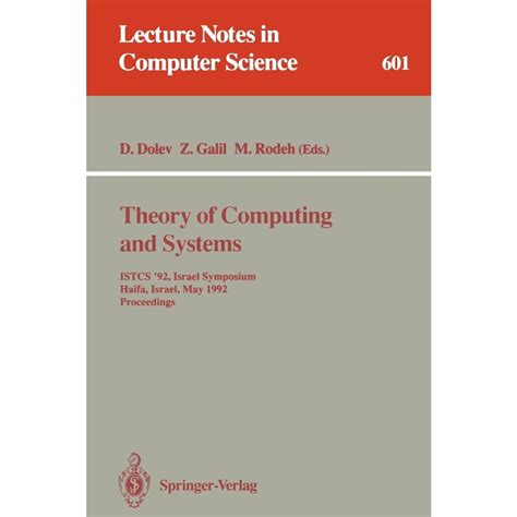 Theory Of Computing And Systems Submarino