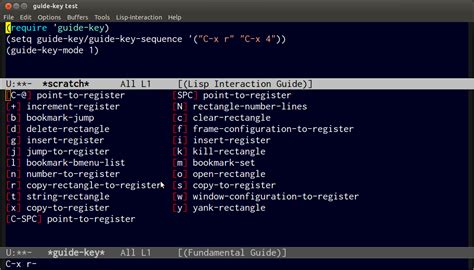 Emacs で自動的にキーバインドをポップアップする Guide Key 備忘録