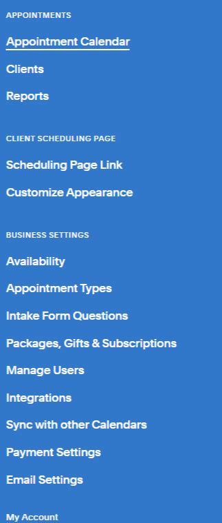 Acuity Scheduling 20 Navigation Tips Single Landing Page Managing Your Online Visibility With
