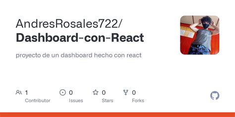 GitHub AndresRosales722 Dashboard Con React Proyecto De Un Dashboard Hecho Con React