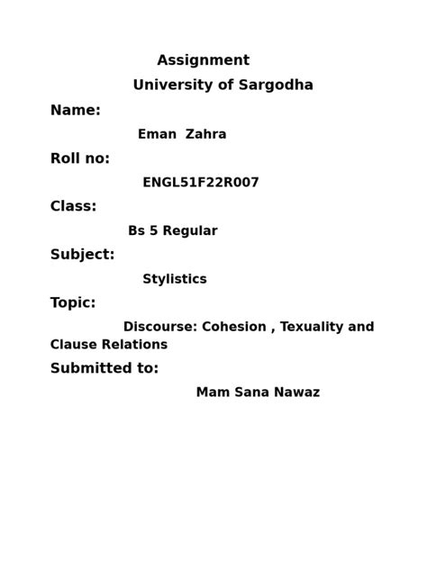 Stylistics Pdf Cognitive Science Grammar