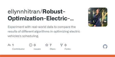Github Ellynnhitranrobust Optimization Electric Vehicles Matlab