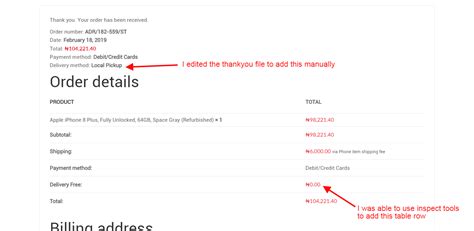 Php Force Display A Zero Fee In Woocommerce Orders And Email Notifications Stack Overflow