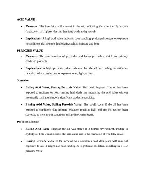 Acid Value Pdf Chemistry Chemical Substances