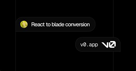 React To Blade Conversion V0 By Vercel