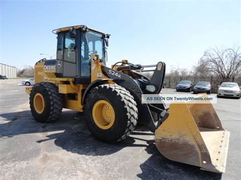 2011 John Deere 524 K Wheel Loader Runs And Drives Great 119 Hours