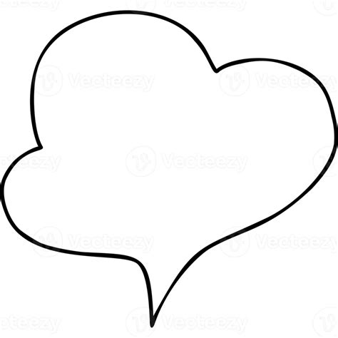 Text Bubble Doodle 14386594 Png