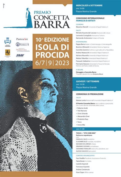 Procida Decima Edizione Del “premio Concetta Barra” Il Dispari