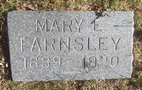 Mary Emily Bell Farnsley 1839 1920 Find A Grave Memorial