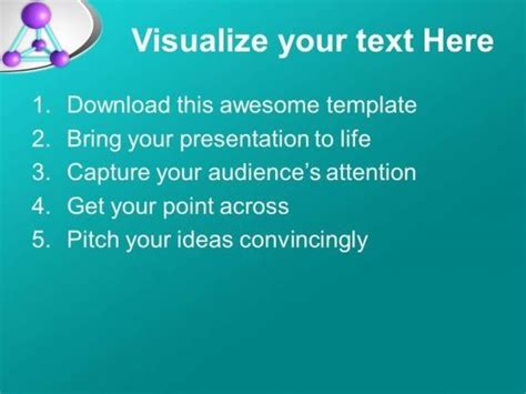 Study The Molecular Structure PowerPoint Templates Ppt Backgrounds For Slides