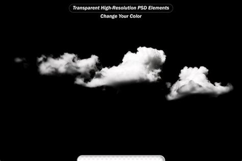 Premium Psd Large White Clouds Cloud Isolated On Black Sky With Fluffy White Clouds Cape Texture