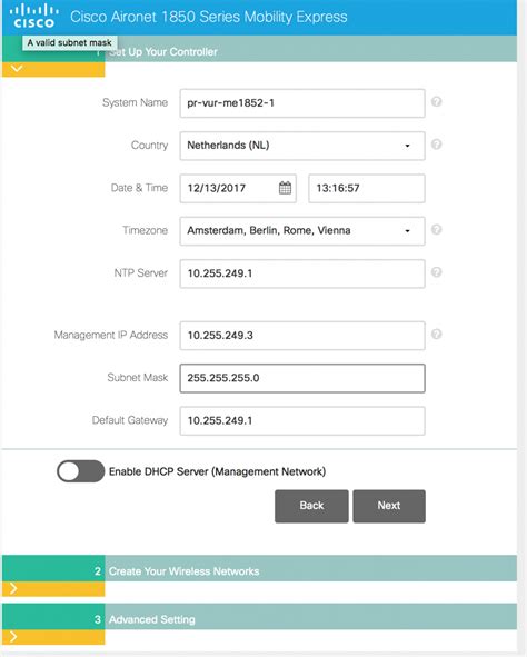 Deploying A Cisco Mobility Express Network Pieter Jan Nefkens