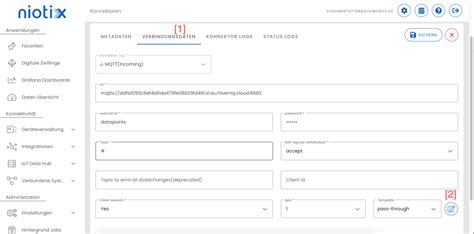 Datenpunkte Per Konnektor Aktualisieren Mqtt Beispiel