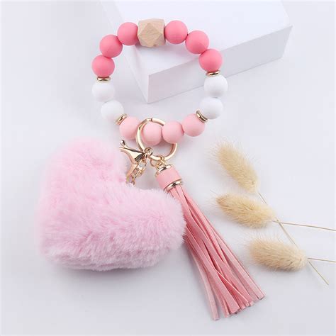 Pom Pom Keychains