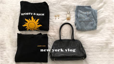 NY vlog 뉴욕일상 스포티앤리치 하울 데일리룩 코디 이치란 라멘 눈사람 만들고 크래미 초밥도 만드는 일상 eng sub YouTube