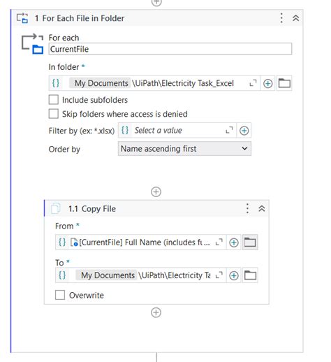 How To Movecopy Each File In Last Month Folder Studiox Uipath