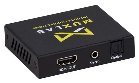 Hdmi To Hdmi With Audio De Embedder 4k 60 Muxlab