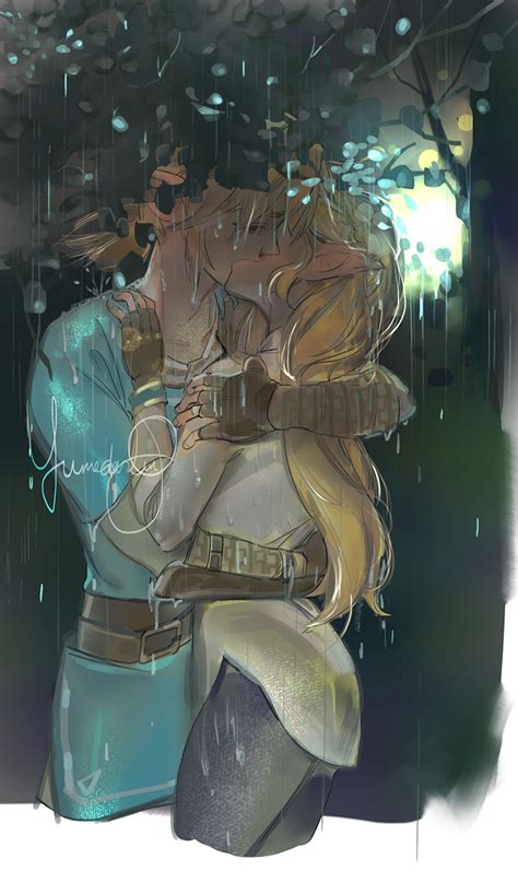 Zelda And Link Kiss Twilight Princess