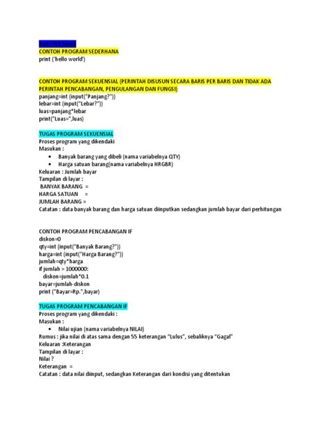 latihan dengan python pdf pengelolaan keuangan and uang komputer