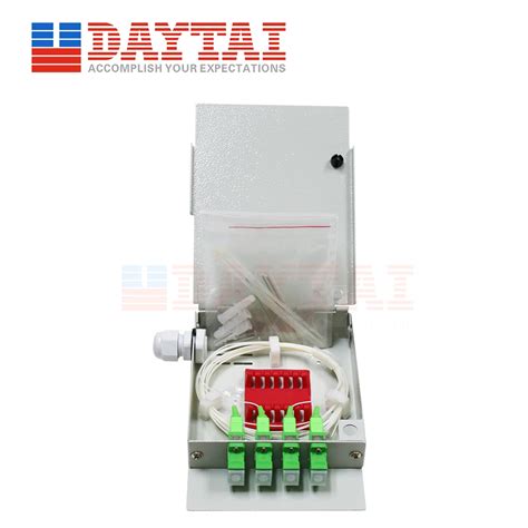 4 Core Micro Mini Odf Fiber Optic Termination Box Mini Odf And Fiber