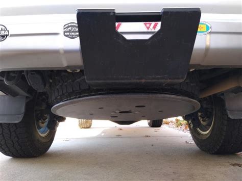 Spare Tire Protection For Factory Underbody Location Toyota 4runner