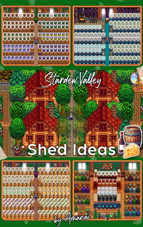 Functional Shed Ideas In Stardew Valley Stardew Valley Greenhouse Stardew Farms Stardew