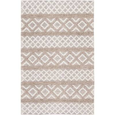 Vermont Vrm211 Hand Woven Area Rug Ivorygrey 4x6 Safavieh