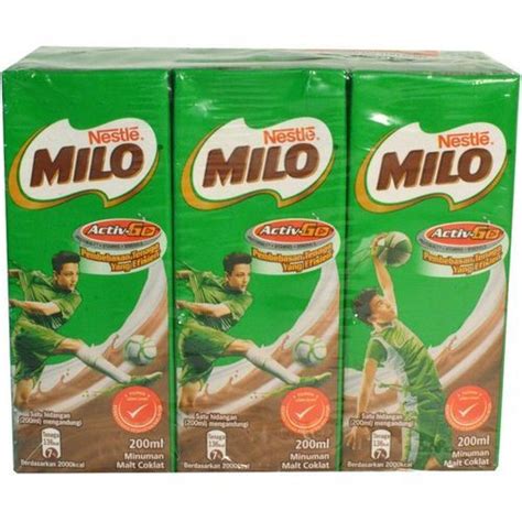 Milo Chocolate Malt Uht Packet Drink 6 X 200ml Shopee Singapore