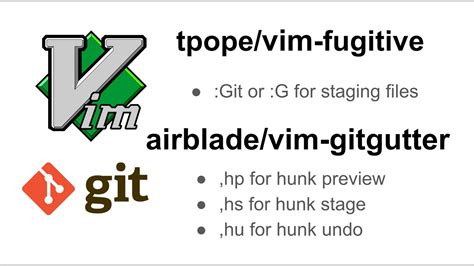 Vim Plugins For Git Integration Vim Fugitive And Vim Gitgutter Part 2