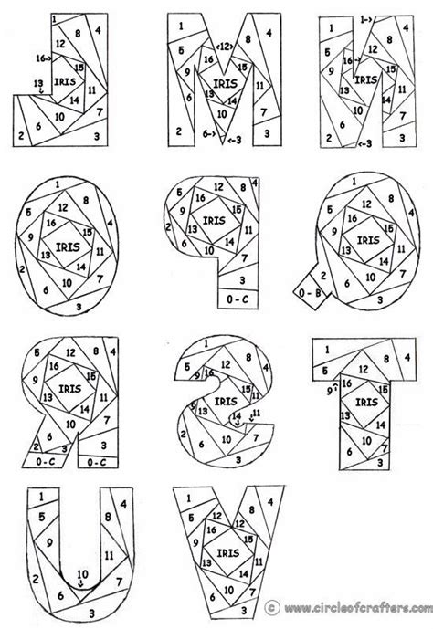 Free Printable Iris Folding Patterns Artofit