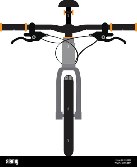 Bike Front View Vector