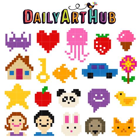 Tiny Pixel Art Animals