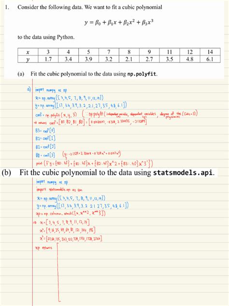 Polynomial Regression With Python Code Pdf Computational Science
