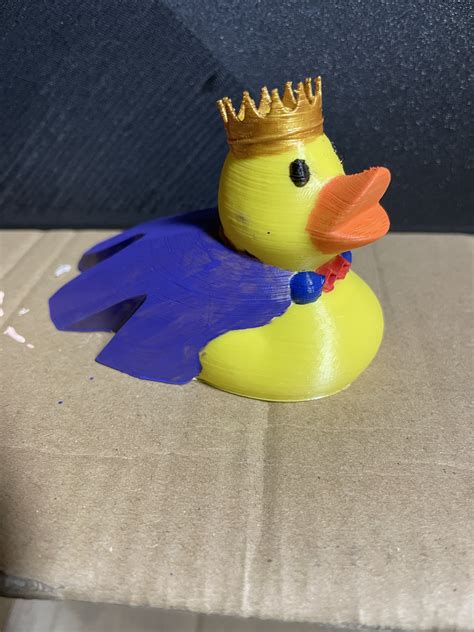 🦆 Royal Duck King Cruise Duck・archivo Stl Para Impresión 3d・cults