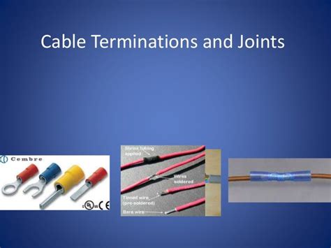 Types Of Cable Termination In Electrical Wiring System At Malik Garcia Blog