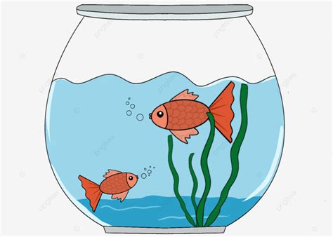 어항 만화 일러스트 귀여운 물고기 만화 일러스트 물고기 일러스트 귀여운 일러스트 Png 일러스트 및 Psd 이미지 무료
