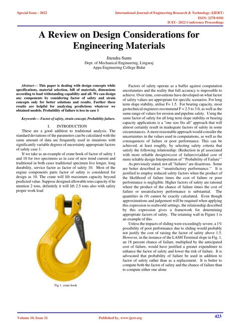 Pdf A Review On Design Considerations For Engineering Materials